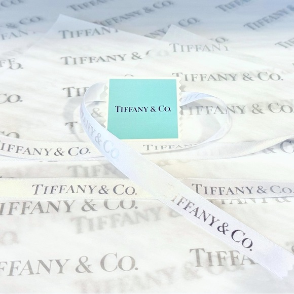 Tiffany & Co. | Accessories | Tiffany Co Logo Ribbon And Tissue | Poshmark